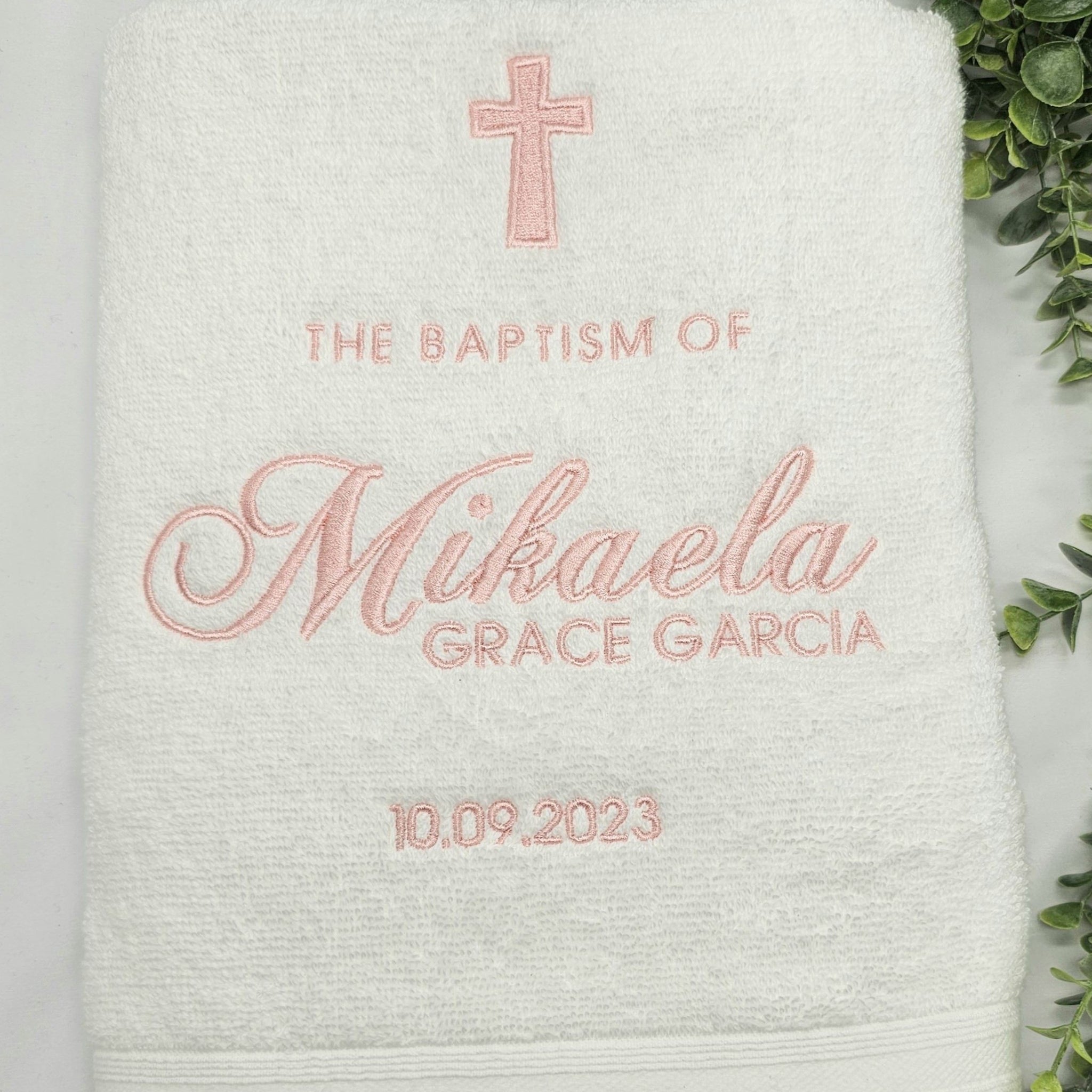 Christening & Baptism Towels – Embroida